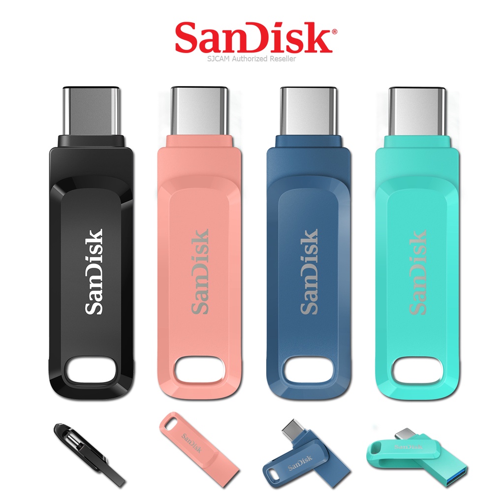 SANDISK ULTRA DUAL DRIVE GO USB TYPE C 32GB 64GB 128GB 256GB (SDDDC3 ...
