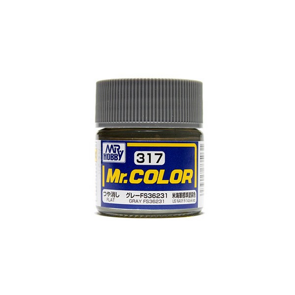 Mr.Hobby Mr.Color C317 Gray FS36231 Flat (10ml) 4973028735031 (สี ...