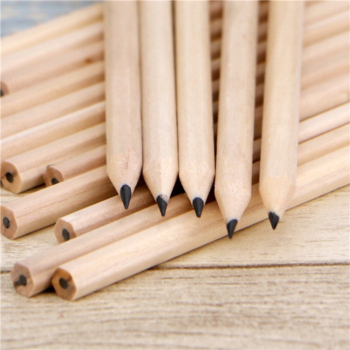 HB Student Office Stationery Unpatterned Pen Log Hex Pencil | Shopee ...