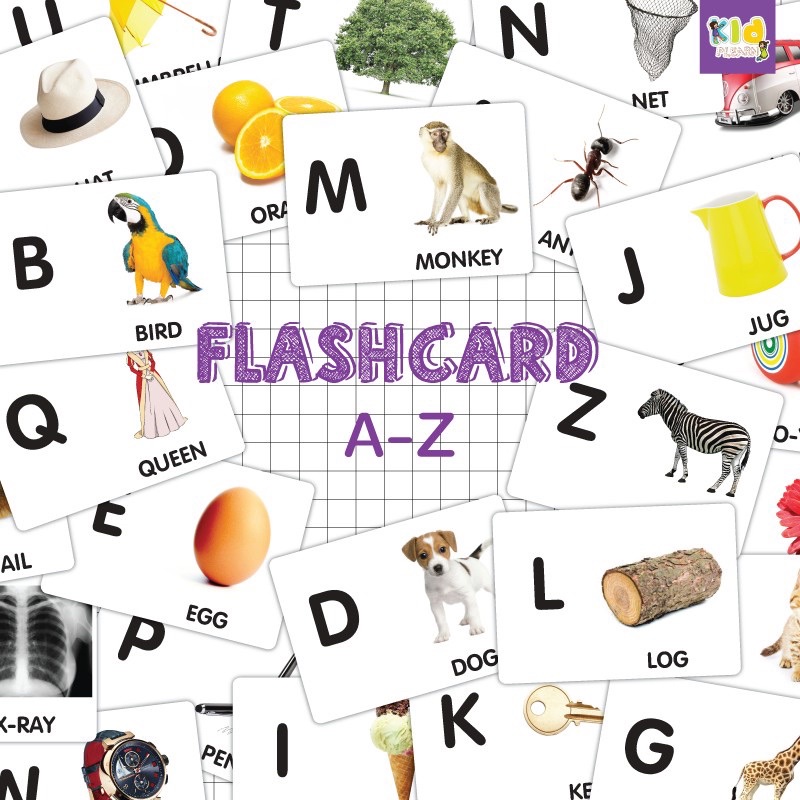 แฟลชการ์ด (flash card) A-Z จำนวน 26 ใบ ขนาด A5 | Shopee Thailand