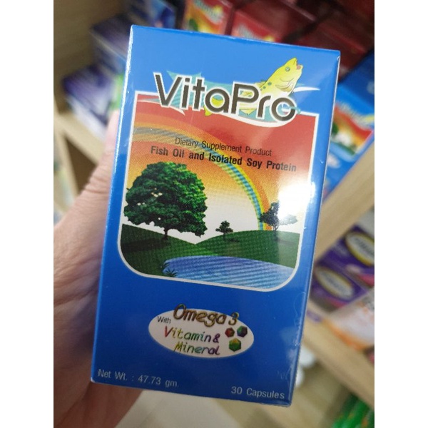VitaPro 30 เม็ด วิตามินรวม omega3 บีรวม | Shopee Thailand