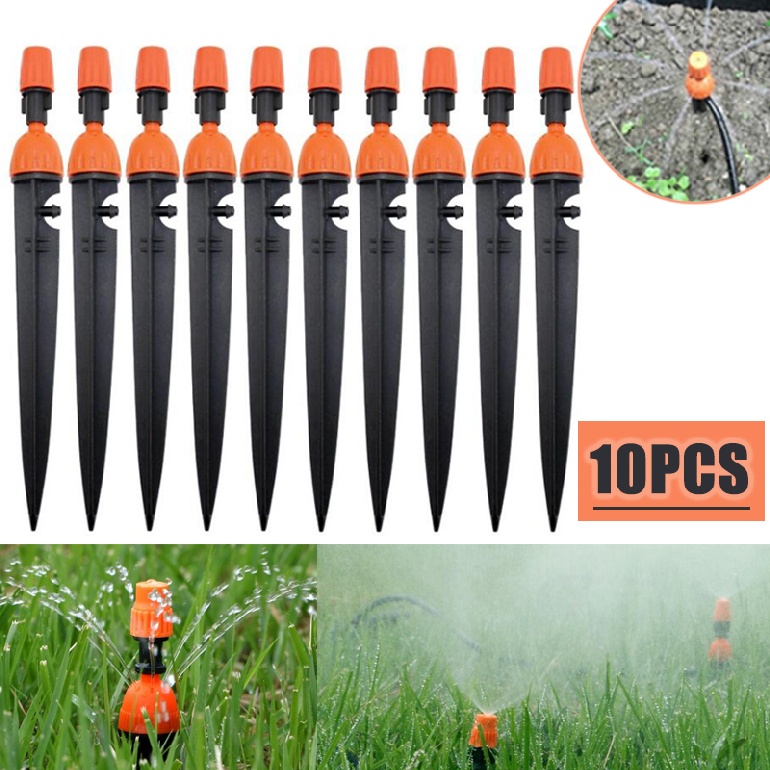 10x Garden Micro Lawn Water Spray Misting Nozzle Sprinkler Irrigation ...