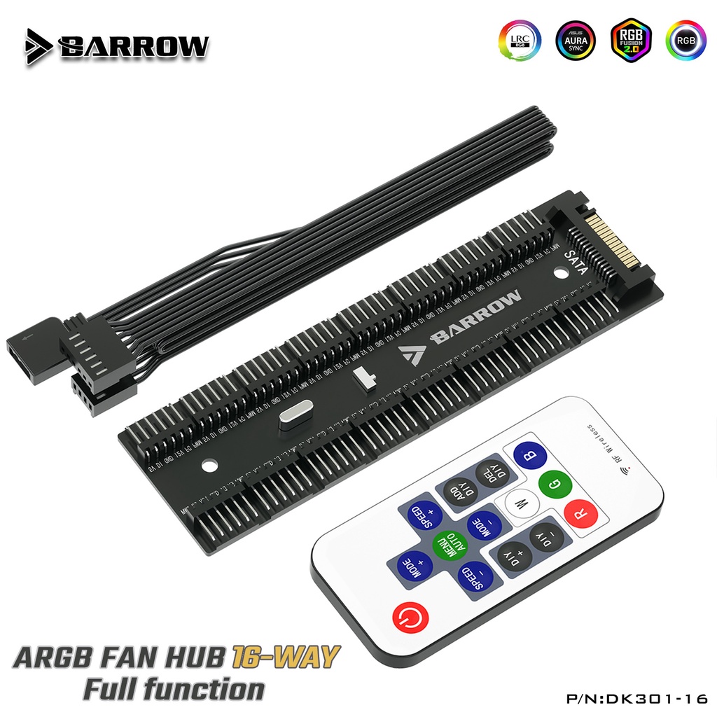 Barrow 7-16ways full function RGB controller (คอนโทนเลอร์ RGB 5V/PWM ...