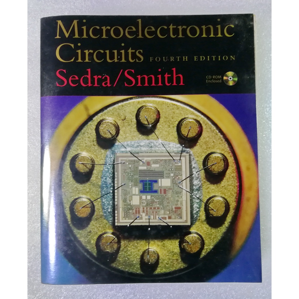 หนังสือ Text Book Microelectronic Circuits มือสอง แต่สภาพยังดีมาก ห่อปกใสแล้ว มี CD 1 แผ่น ...