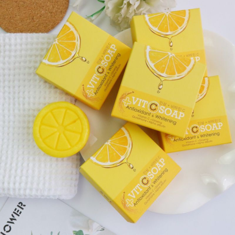 สบู่วิตซี Vit c soap | Shopee Thailand