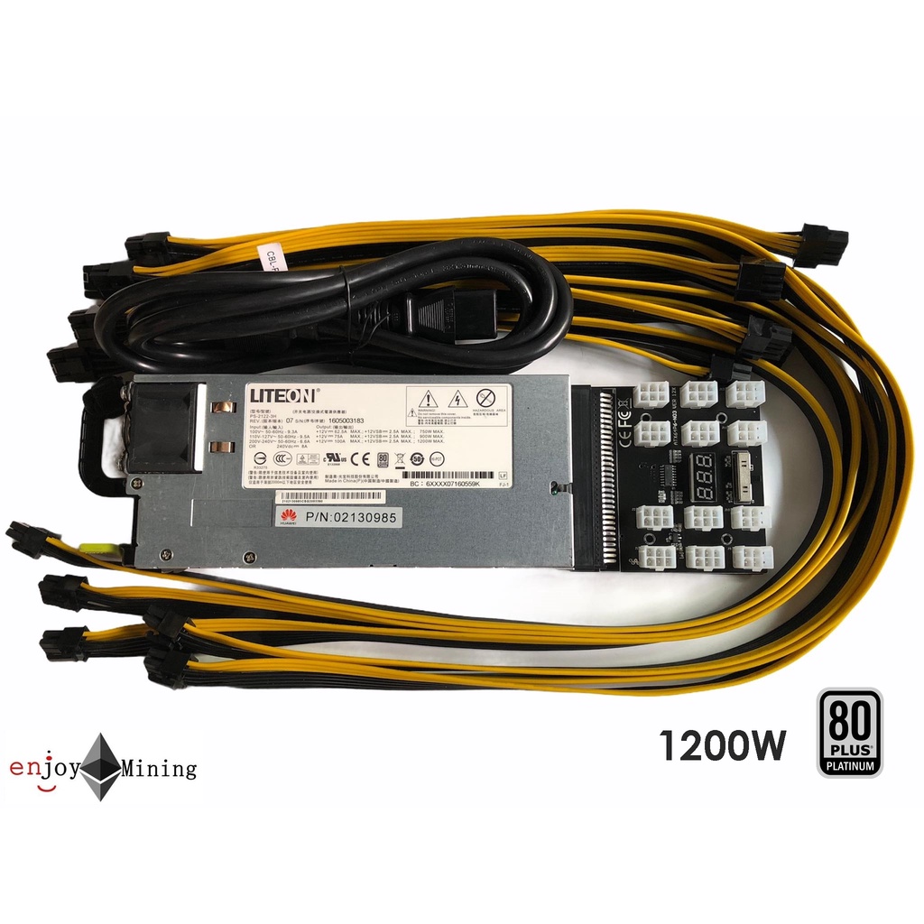 PSU SERVER 750w-1800w จ่ายไฟการ์ดจอ ครบชุดพร้อมขุด สาย6เส้น | Shopee ...
