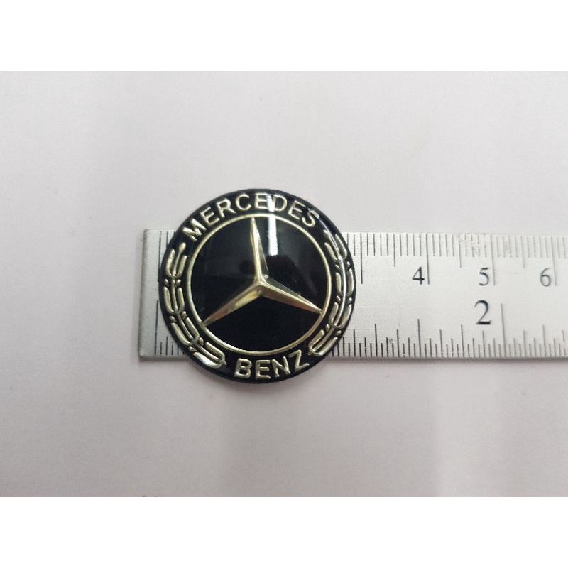 ^Logo Benz ขนาด 3 cm ติดหัวเกียร์ | Shopee Thailand