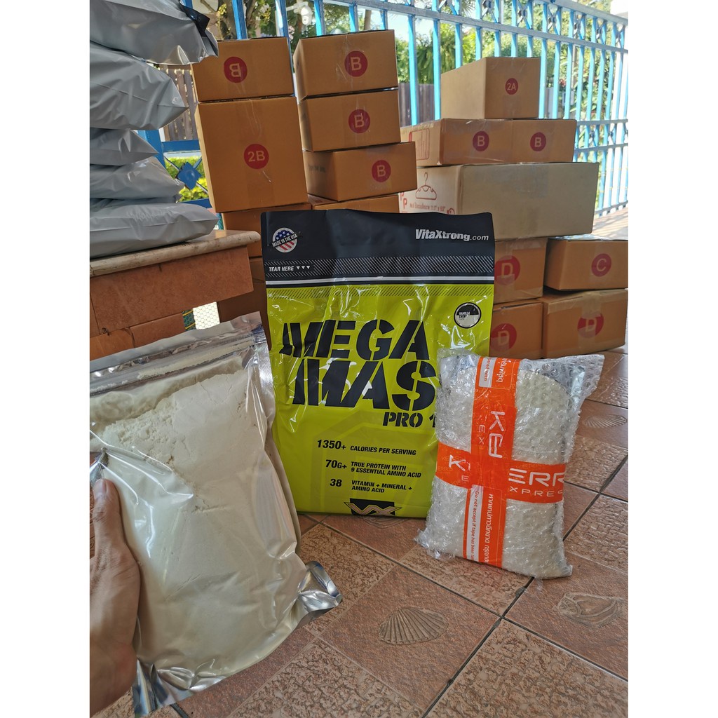 ☏ของแท้ 100% Mega Mass เวย์เพิ่มน้ำหนัก เวย์โปรตีนของแท้ สำหรับคนผอม ...