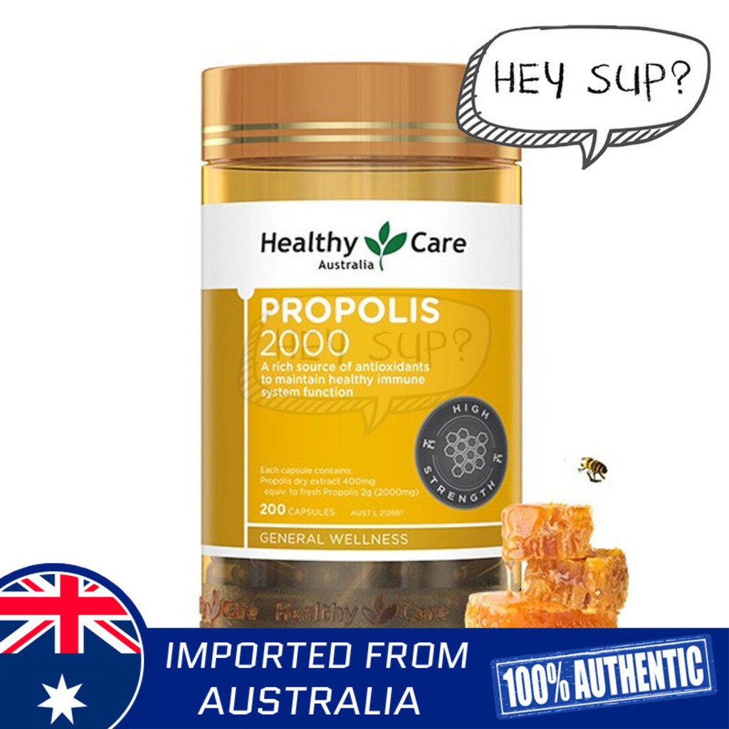 Healthy Care Propolis 2000mg 200 Capsules | Shopee Thailand