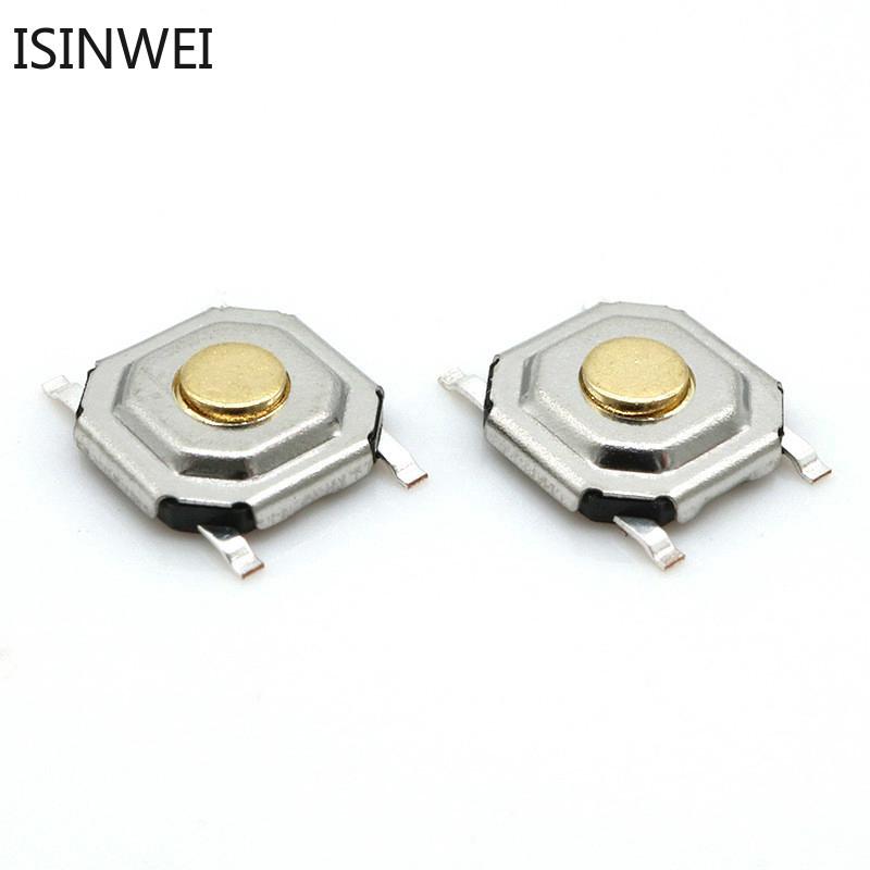 100PCS 4*4*1.5 Momentary Type Tactile Push Button Switch 4 Pin SMD ...