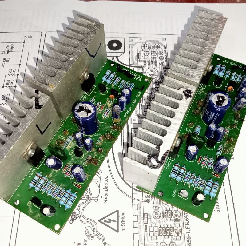 วงจรพาวเวอร์แอมป์ otl 30w สเตอริโอ | Shopee Thailand