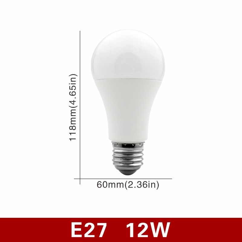 Got Liang หลอดไฟสปอตไลท์ LED E27 E14 20W 18W 15W 12W 9W 6W 3W AC 220V สีขาวอบอุ่น ประหยัดพลังงาน ...