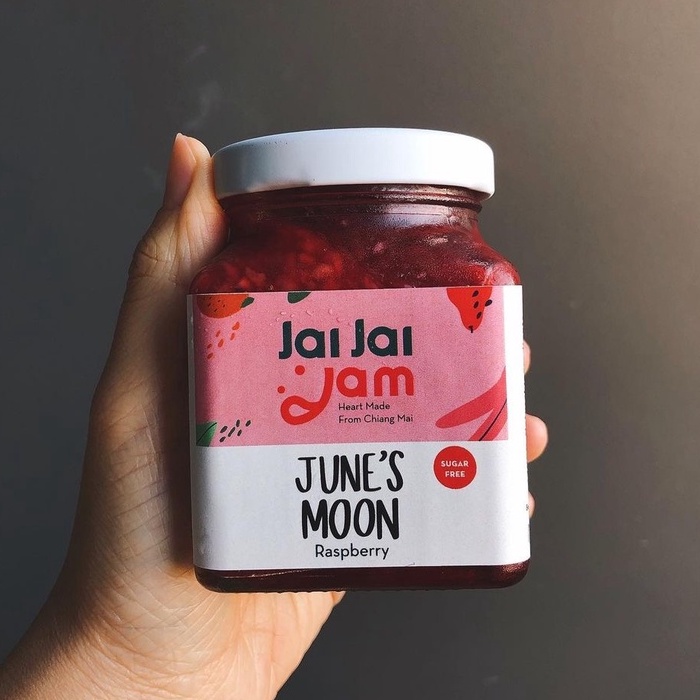 Jai Jai Jam แยมคลีน ไม่มีน้ำตาล รสราสพ์เบอร์รี่ (เบาหวาน/เจ/คลีน/คีโตทานได้) | Shopee Thailand
