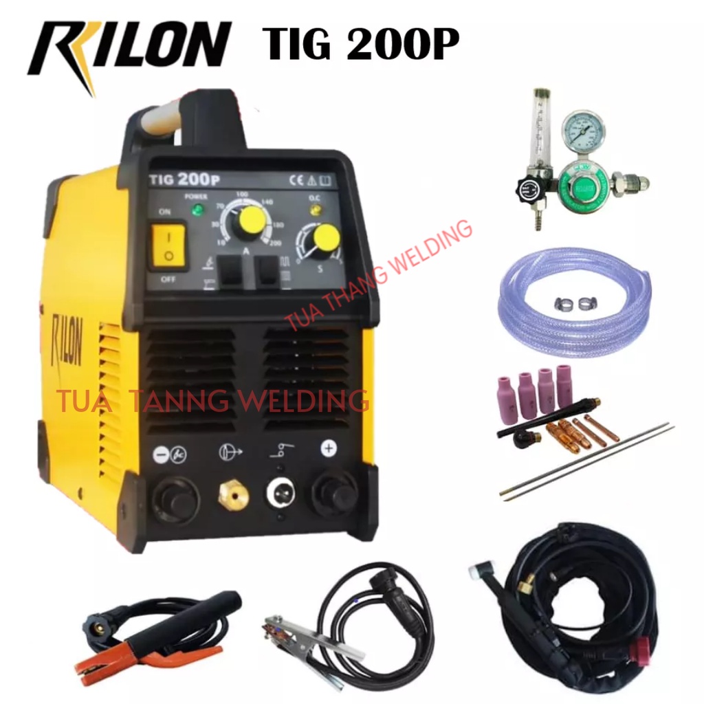 RILON TIG 200P เครื่องเชื่อมอาร์กอนและเชื่อมไฟฟ้า (2 ระบบ) พร้อมระบบ ...