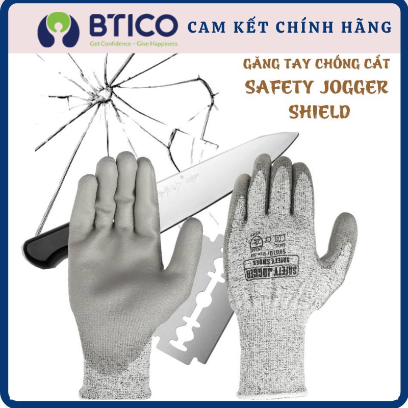 Safety Jogger Shield ระดับ 5 ถุงมือทํางานกันบาด กันการเจาะ | Shopee ...