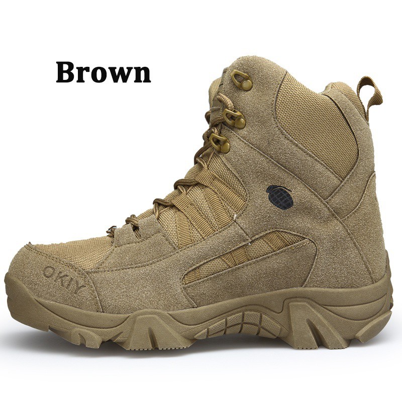 High-Top Outdoor Tactical Boots ขายด่วนซิป รองเท้าทหา รหนัง รองเท้า ...
