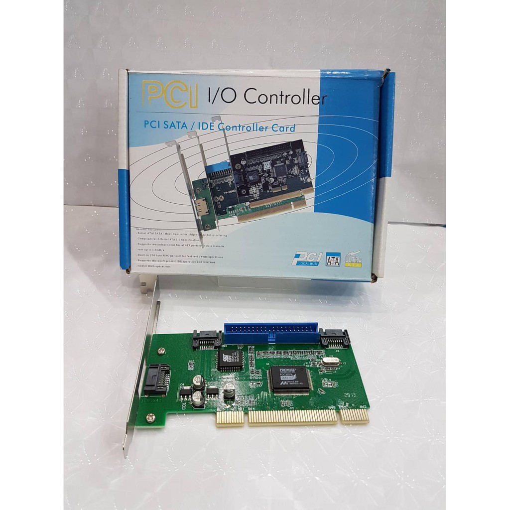 PCI I/O Controller PCI SATA / IDE Controller card หัวต่อตามรูป สินค้า ...