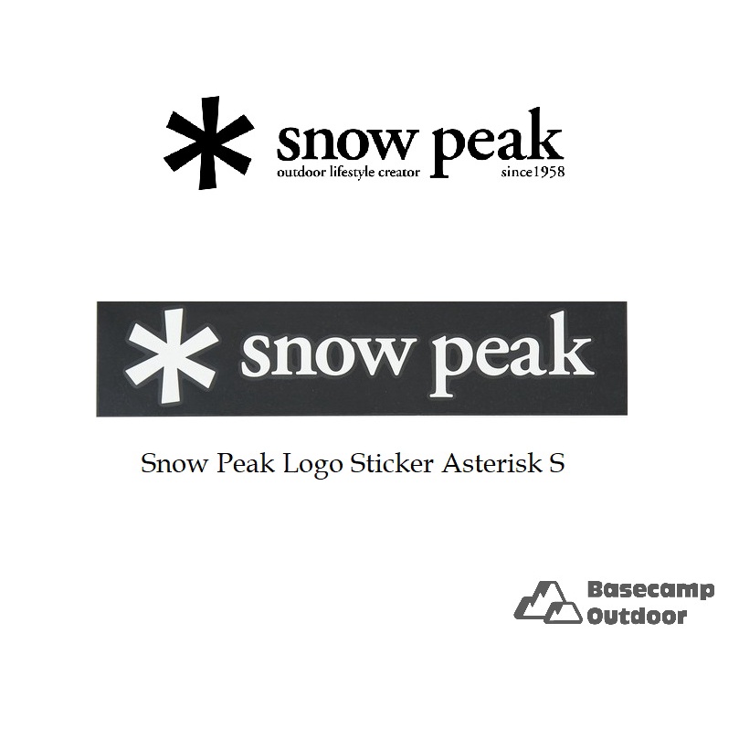 Snow Peak Logo Sticker Asterisk S สติ๊กเกอร์ | Shopee Thailand