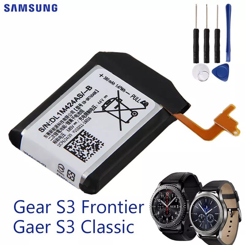 แบตเตอรี่SAMSUNG EB-BR760ABEสำหรับSamsungเกียร์S3 Frontier R760 SM-R765 ...