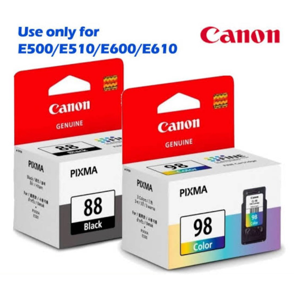 ตลับหมึก Canon 88 BK + 98 CL ของแท้ | Shopee Thailand