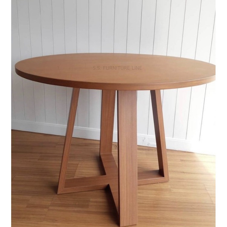 โต๊ะอาหารกลม Round dining table | Shopee Thailand