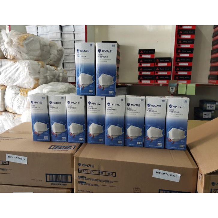 พร้อมส่ง ราคายกกล่อง 20 ชิ้น หน้ากากเกาหลี KF80 สเป็คเทียบเท่า N95 ส่งของจันทร์-ศุกร์ | Shopee ...