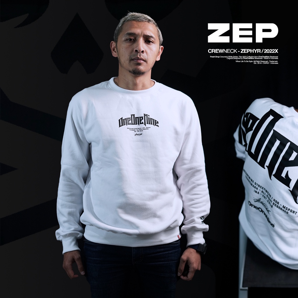 Oneonenine ZEPHYR WHITE SERIES เสื้อแจ็กเก็ตสเวตเตอร์ ของแท้ | Shopee ...