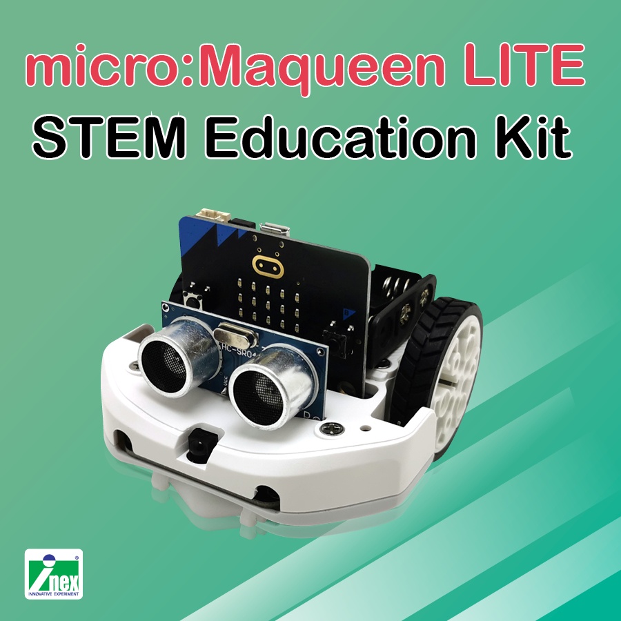 INEX micro:MaqueenLite STEM Education Kit/maqueen/ไมโครบิต/microbit/หุ่นยนต์/makecode/python/diy ...