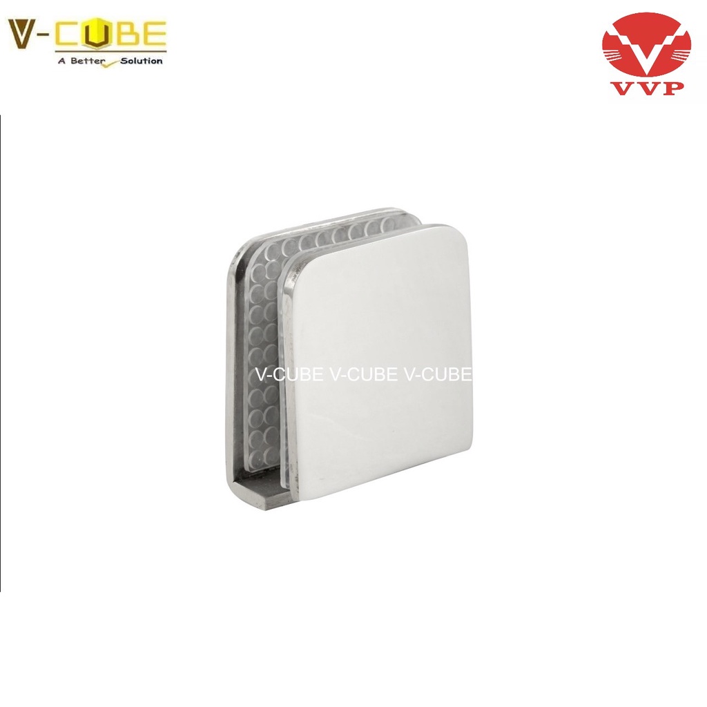 VVP รุ่น GC-502-PS ตัวหนีบกระจกห้องน้ำ วีวีพี (เจาะกระจก) สีสแตนเลสเงา อุปกรณ์ห้องน้ำVVP ...