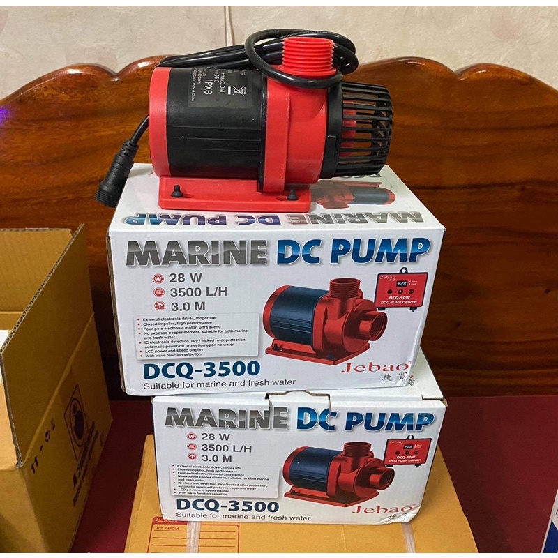 ปั้มน้ำ JEBAO DCQ 3500 MARINE DC PUMP ปั้มน้ำหลัก พร้อม คอนโทรลเลอร์ ...