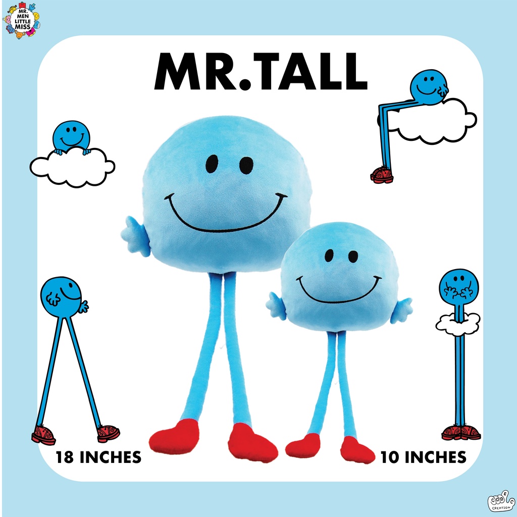 ตุ๊กตา ขนาด 18 นิ้ว Mr.men and little miss | Shopee Thailand