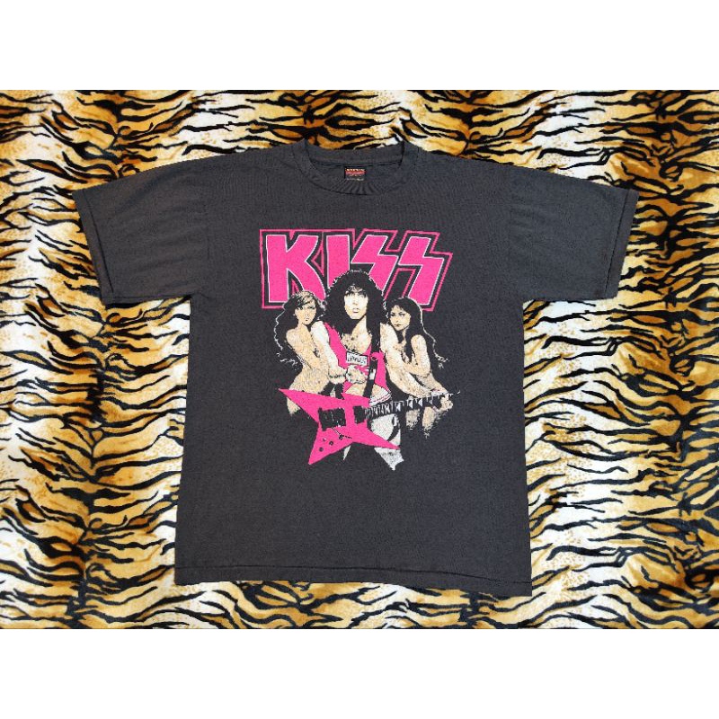 Kiss Life Is Like Sex เสื้อวง เสื้อทัวร์ ผ้าฟอกเฟดงานใหม่ Shopee Thailand