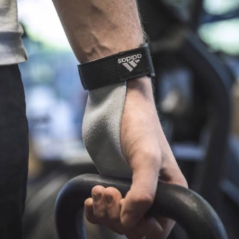 Adidas Weight Lifting Hand Grips (1คู่)อุปกรณ์ยกน้ำหนัก ป้องกันการบาด ...
