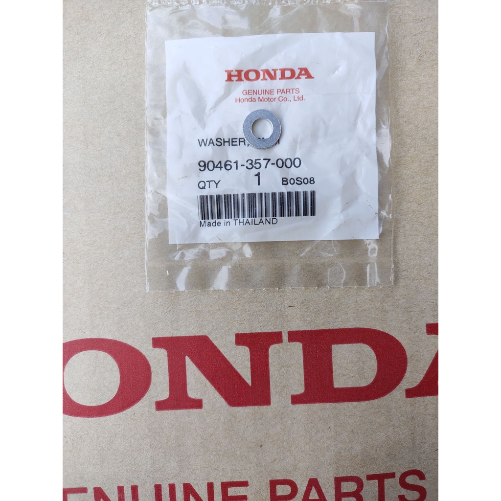 90461-357-000แหวนรองน็อตยึดฝาครอบเฟืองราวลิ้นแท้เวฟ100-125,(ในภาพ ...