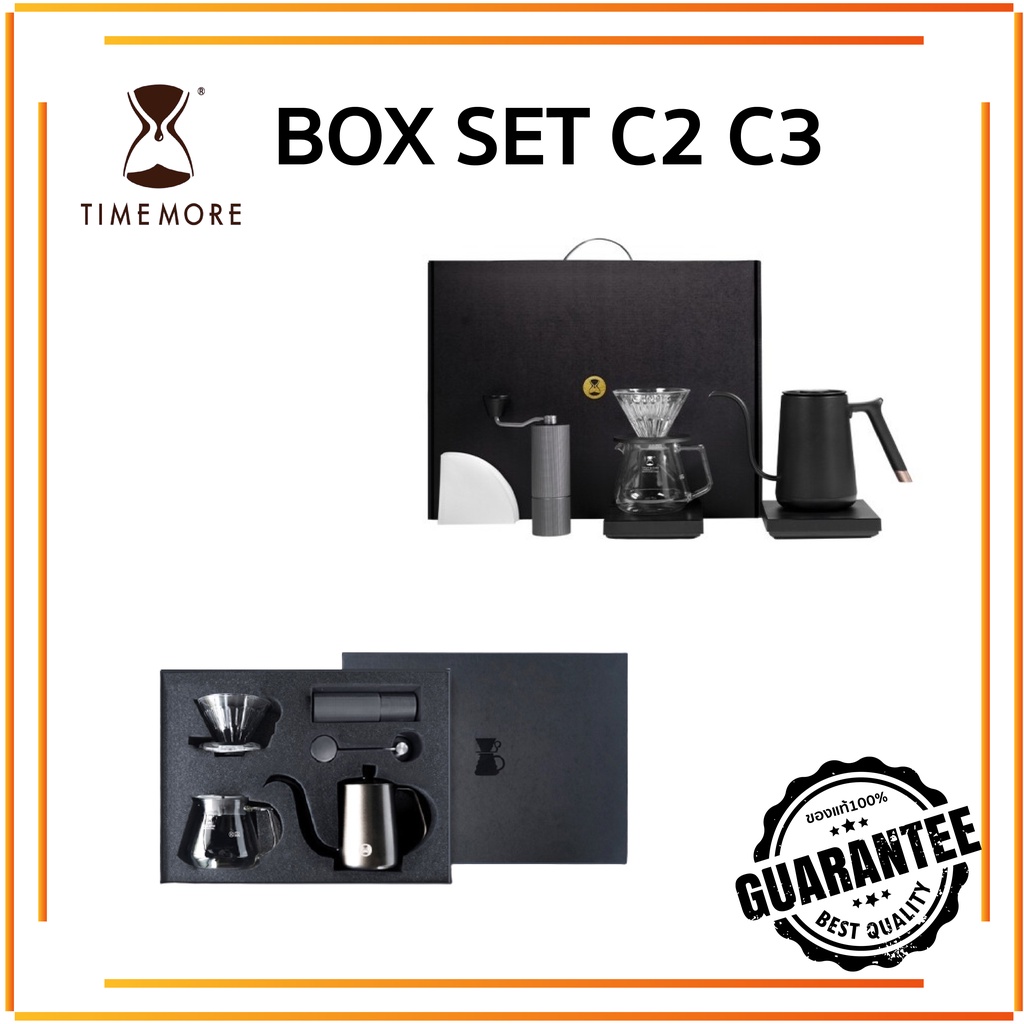 Timemore ชุด SETC3,C2 ชุดดริปกาแฟ สีดำ Chestnut gift box set Coffee Set | Shopee Thailand
