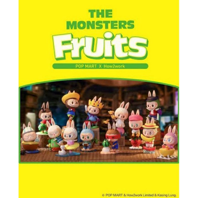 ⚡พร้อมส่ง⚡ แบบตัวแยก Labubu The Monsters Fruits Series Blind box / Pop Mart | Shopee Thailand