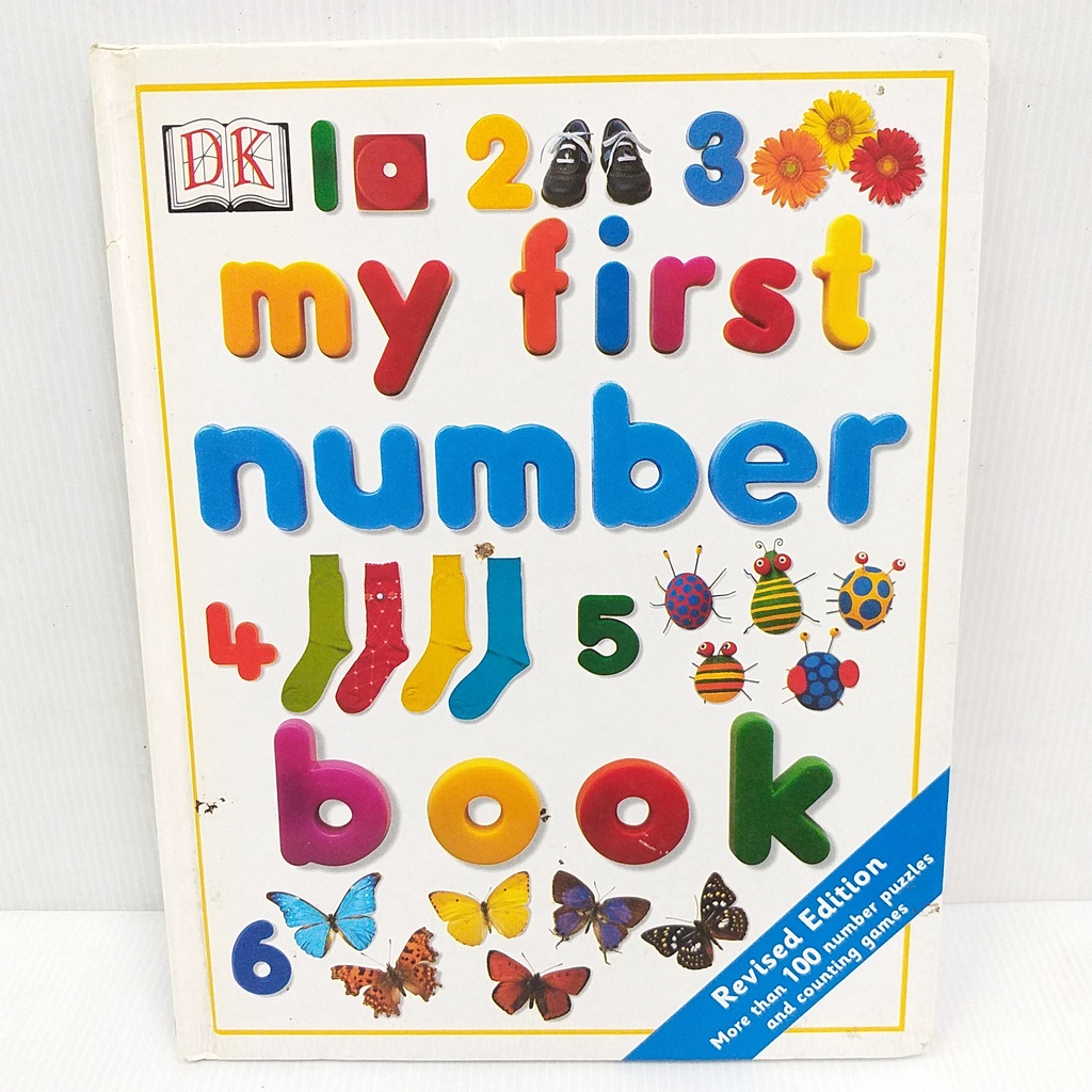 My First Number Book By DK หนังสือภาษาอังกฤษ มือสอง หนังสือสอนนับจำนวน ...