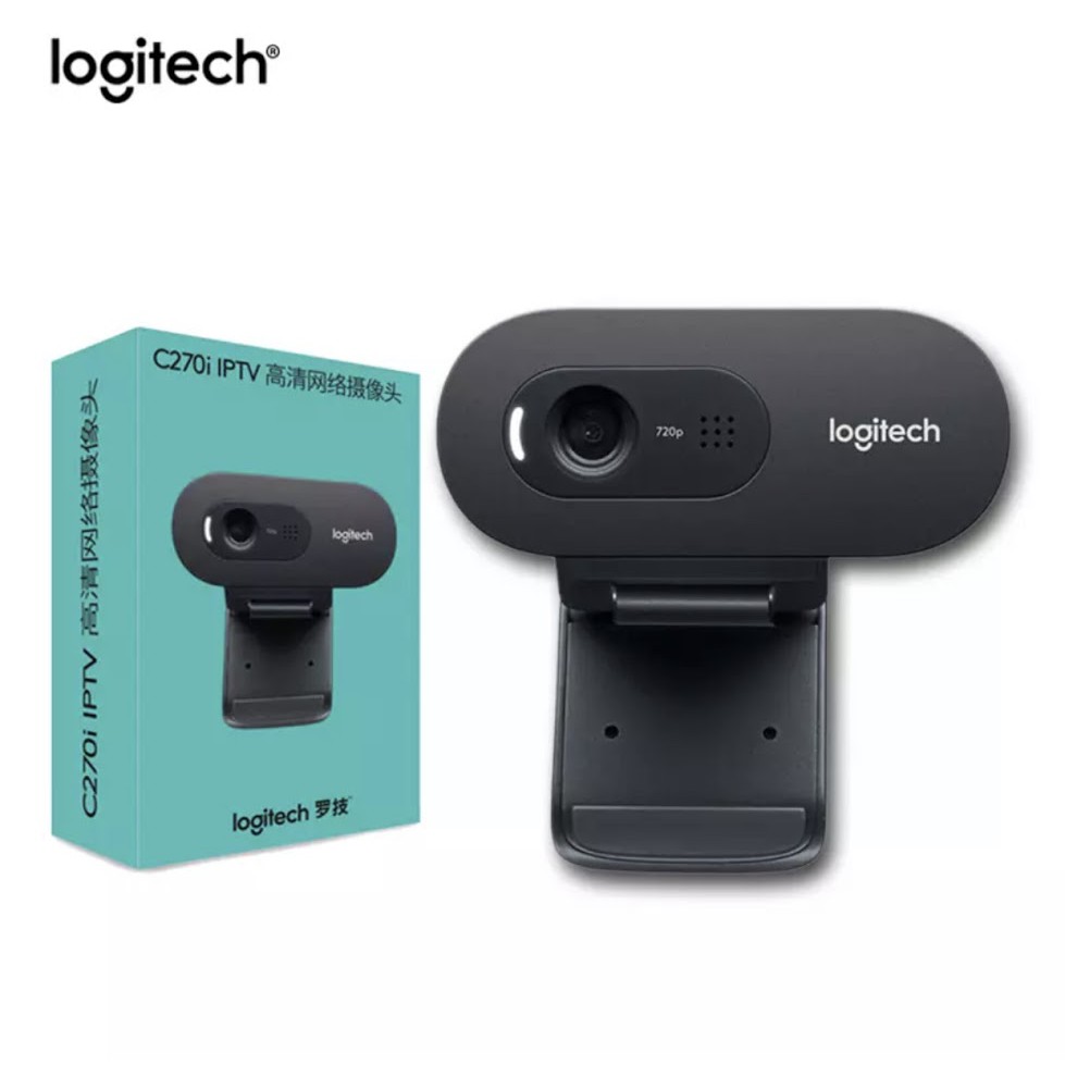 พร้อมส่งจากไทย Logitech C270i IPTV HD เว็บแคมไมโครโฟนในตัว USB2.0 มินิ ...
