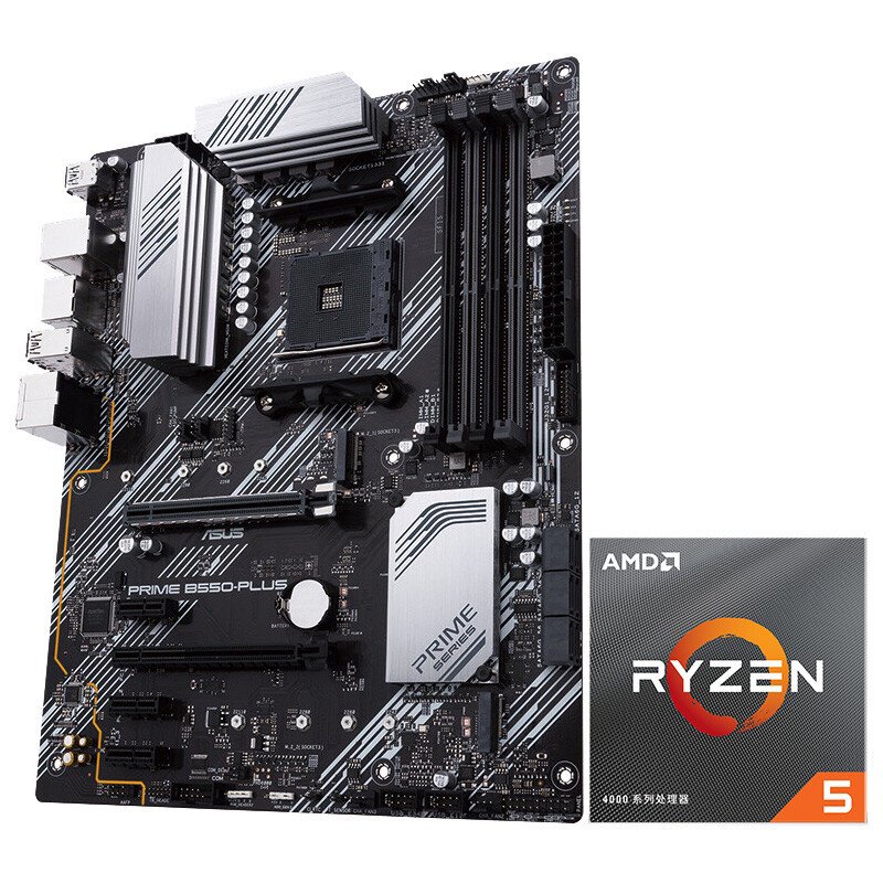 [Ready Stock] Asus PRIME B550-PLUS Motherboard+AMD Rare Dragon 5 (r5 ...
