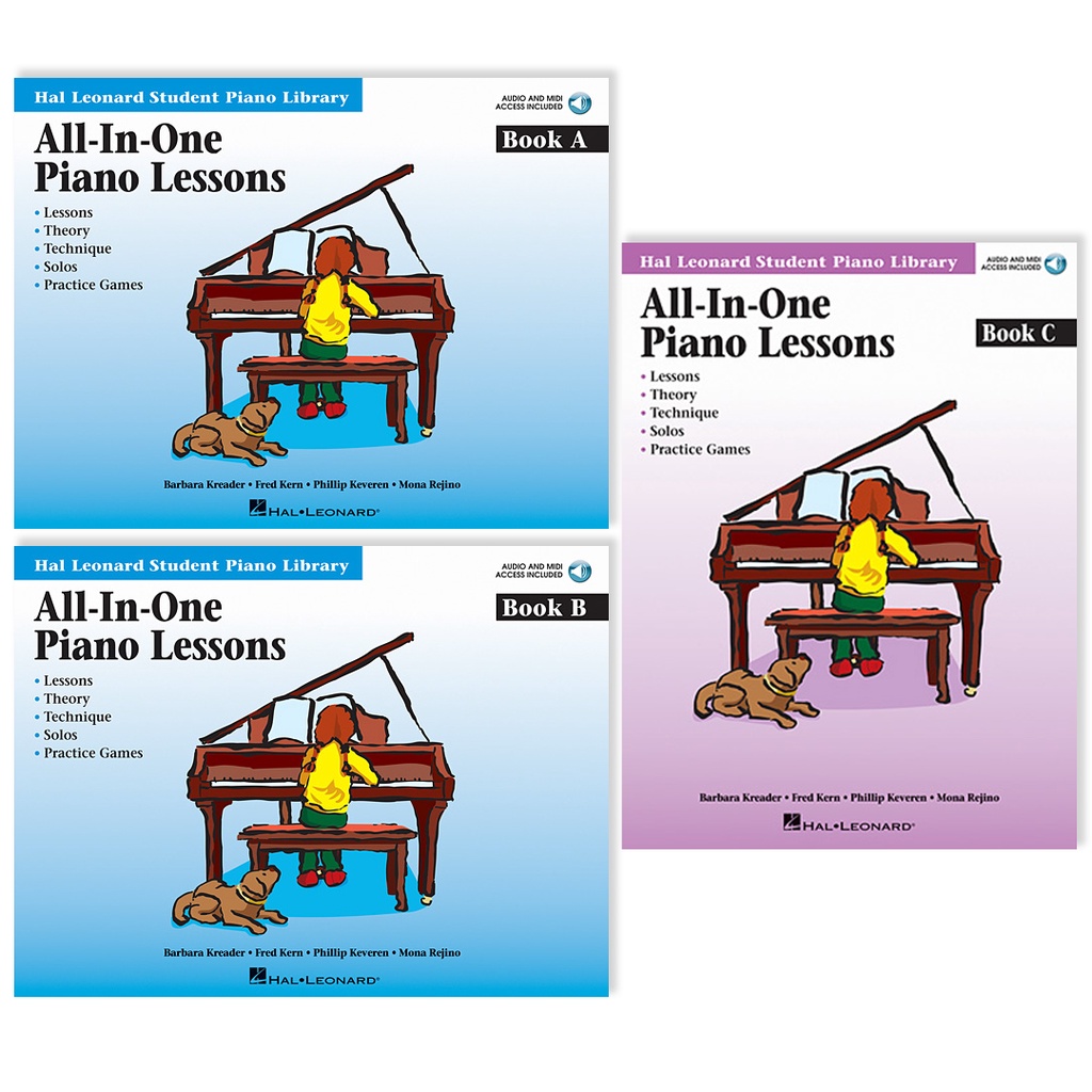 Hal Leonard Student Piano Library All in One Piano Lessons Book ...