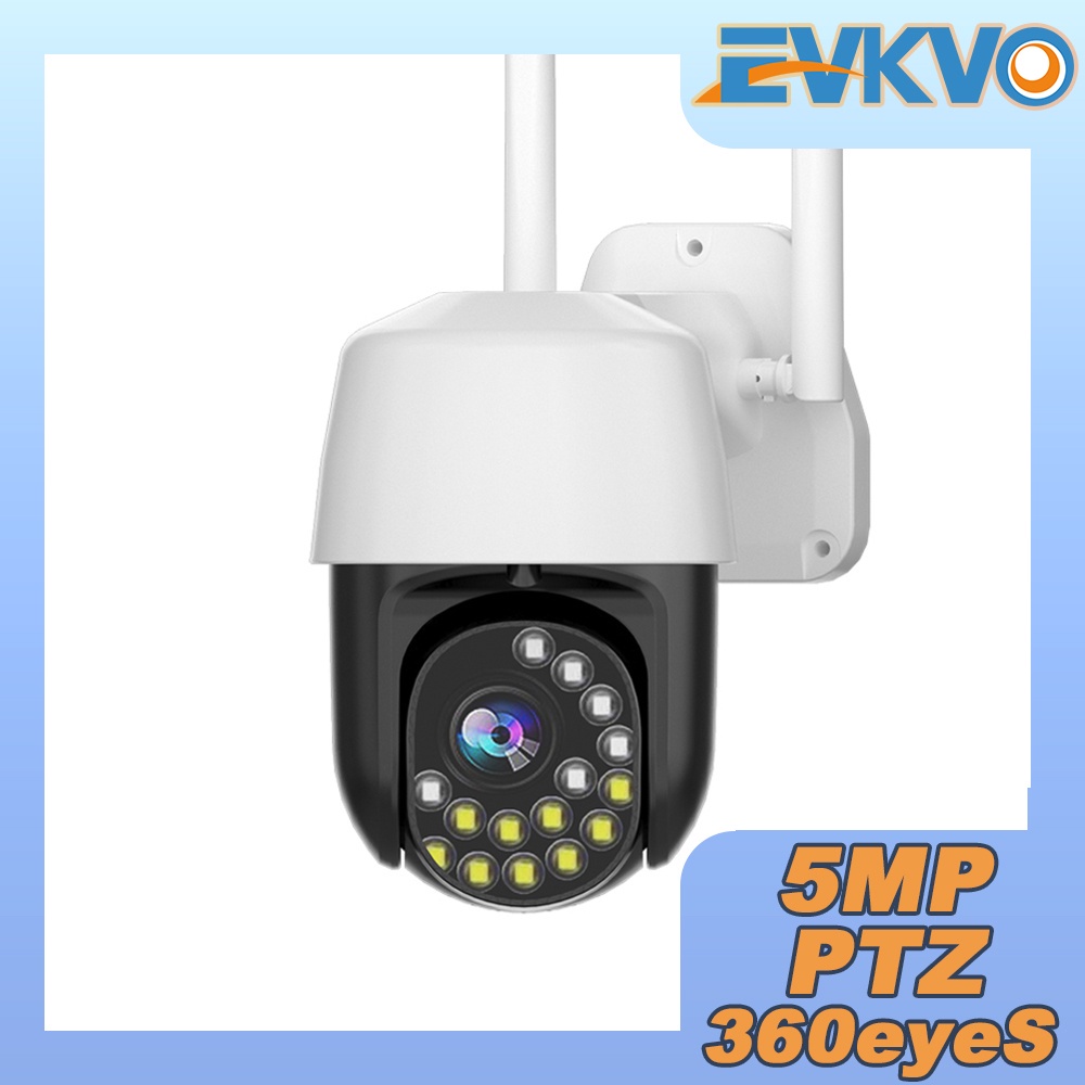 EVKVO - 10X Zoom - 360eyeS APP 5MP WIFI CCTV Camera Waterproof Wireless ...