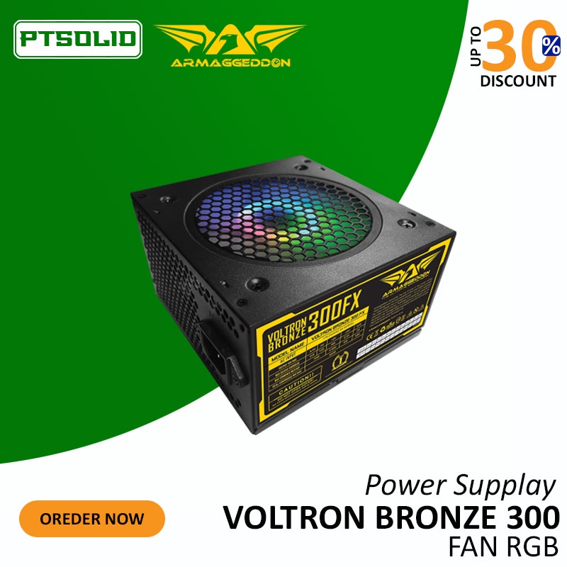 Armaggeddon Power Supply Voltron Bronze 300 FX - รับประกันอย่างเป็นทางการ | Shopee Thailand