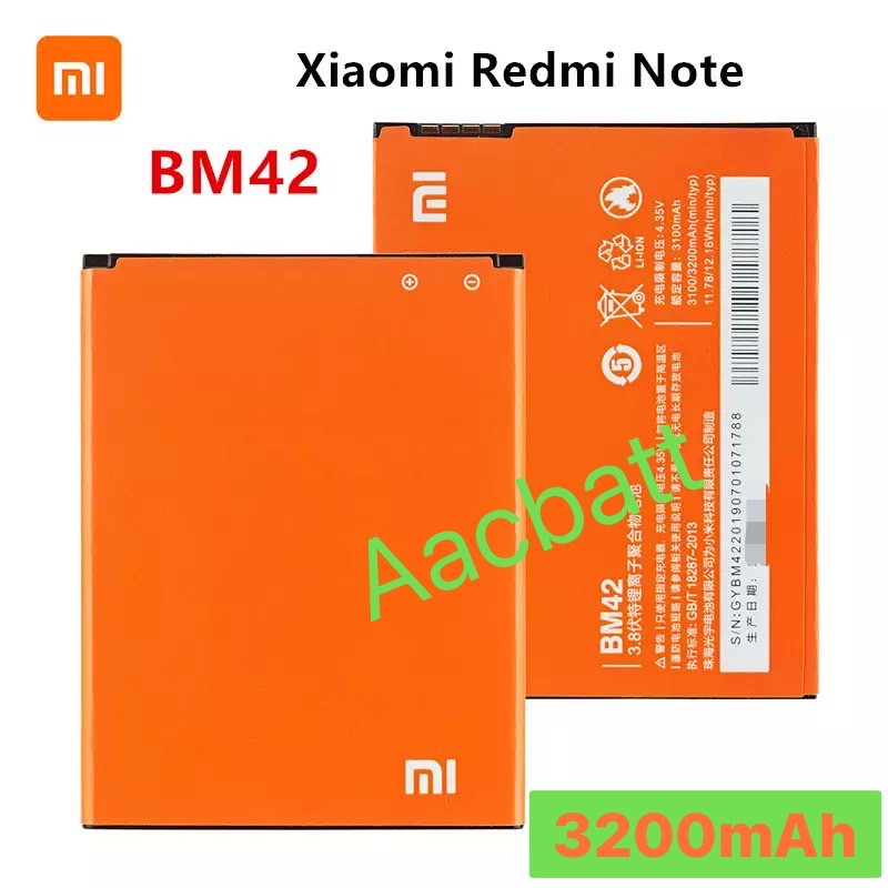 แบตเตอรี่ Xiaomi Redmi Note BM42 3200mAh ส่งจาก กทม | Shopee Thailand