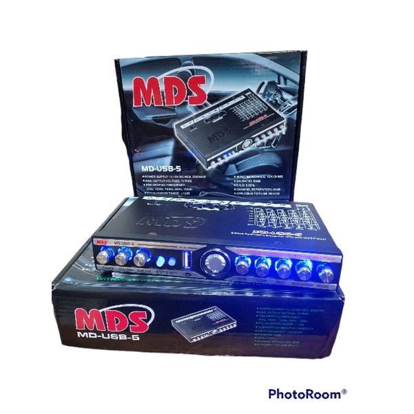 ปรีแอมป์ รถยนต์ ปรี 5แบนด์ MDS รุ่นMD-USB-5 สินค้าใหม่ พร้อมส่ง ...