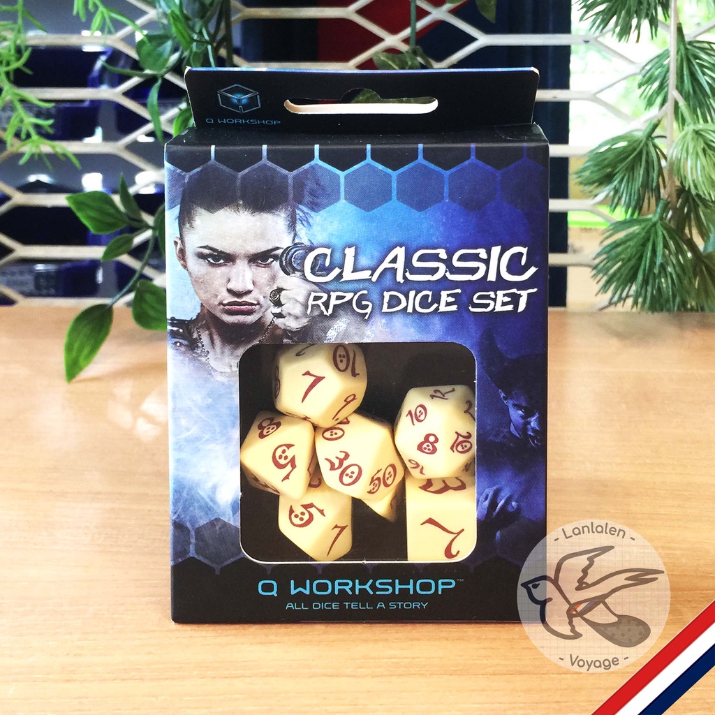 ลูกเต๋า Q Workshop Classic / Classic Runic 7 RPG Dice Set ลูกเต๋าพรีเมี่ยม [Accessories for ...