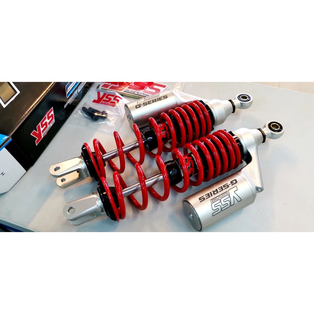 โช้ค Yss Yamaha NMax 155 ปี 15-19 G-Series 335 mm แดง กระปุกเงิน ** No ...