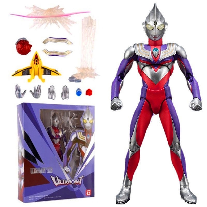 ULTRA-ACT Tiga Ultraman คอมโพสิตรุ่นที่ จำกัด Tiga Obu Superman สามารถ ...