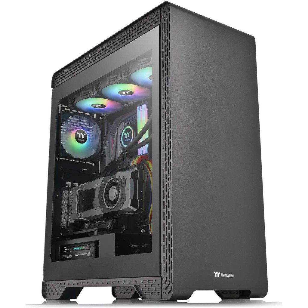 Thermaltake S500 Tempered Glass ATX Mid-Tower Computer Case CA-1O3 ...