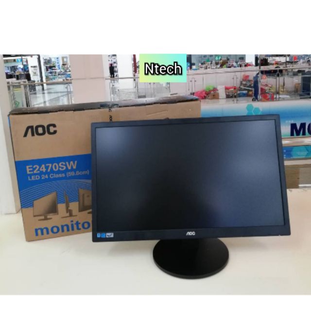 #จอ 24 นิ้ว ของใหม่มือ1 มีช่อง HDMI. ยี่ห้อ Aoc.รุ่น E2470SW | Shopee ...