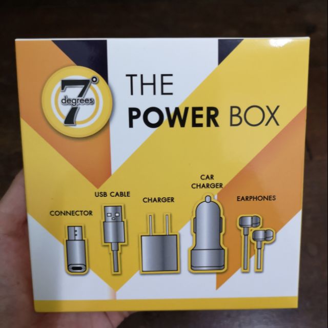 The power box ชุดชาร์ตและหูฟัง | Shopee Thailand